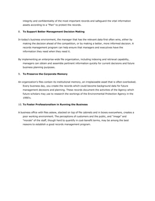 Why records management | PDF