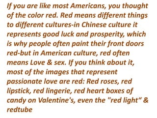 Why redcolor | PPT