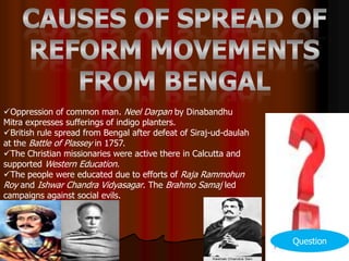 Why reform movements spread from bengal | PPTX | Hinduism | Religion ...