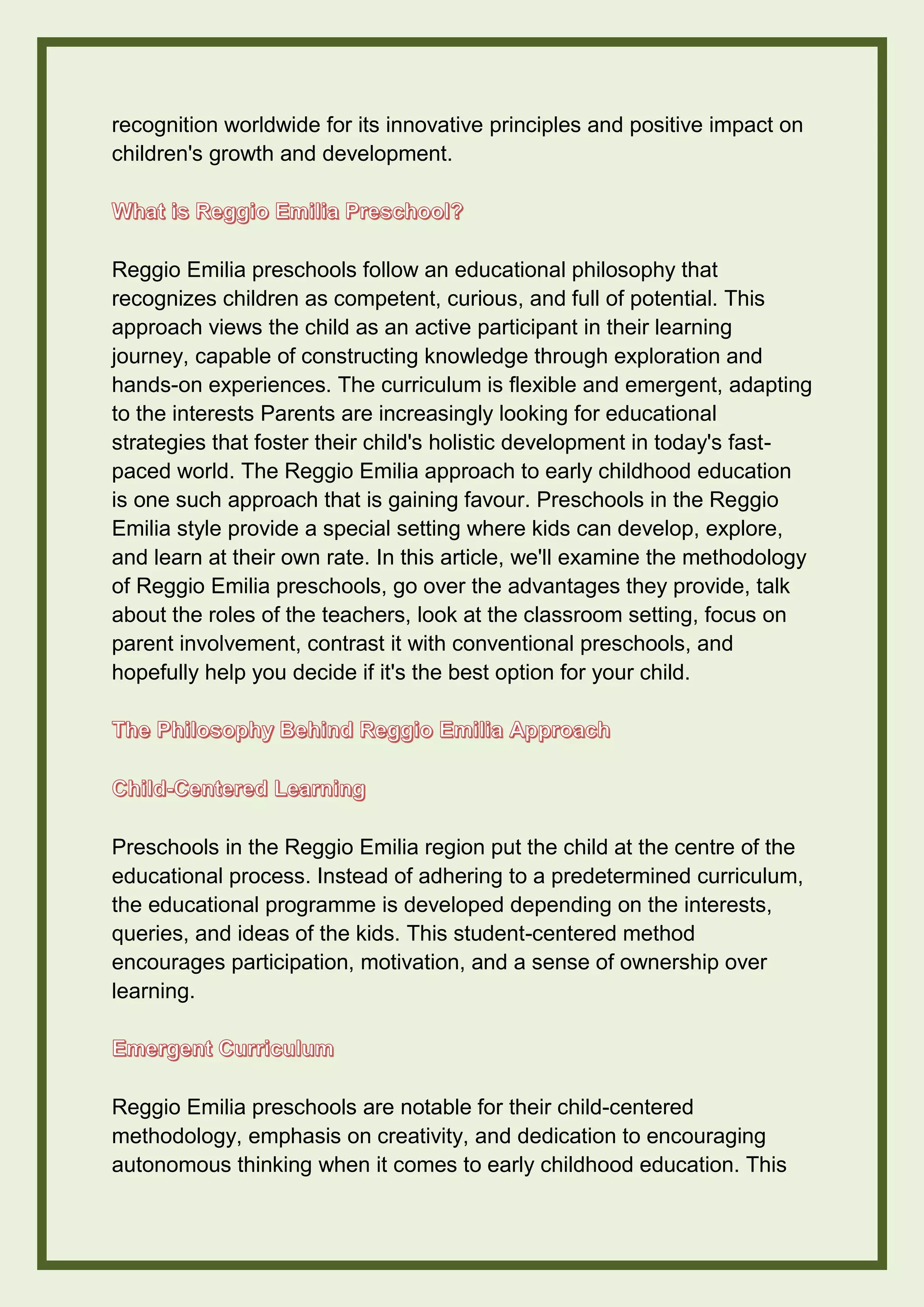 Why Reggio Emilia Preschool is Perfect for Your Child's Growth.pdf