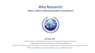 Why research! | PDF