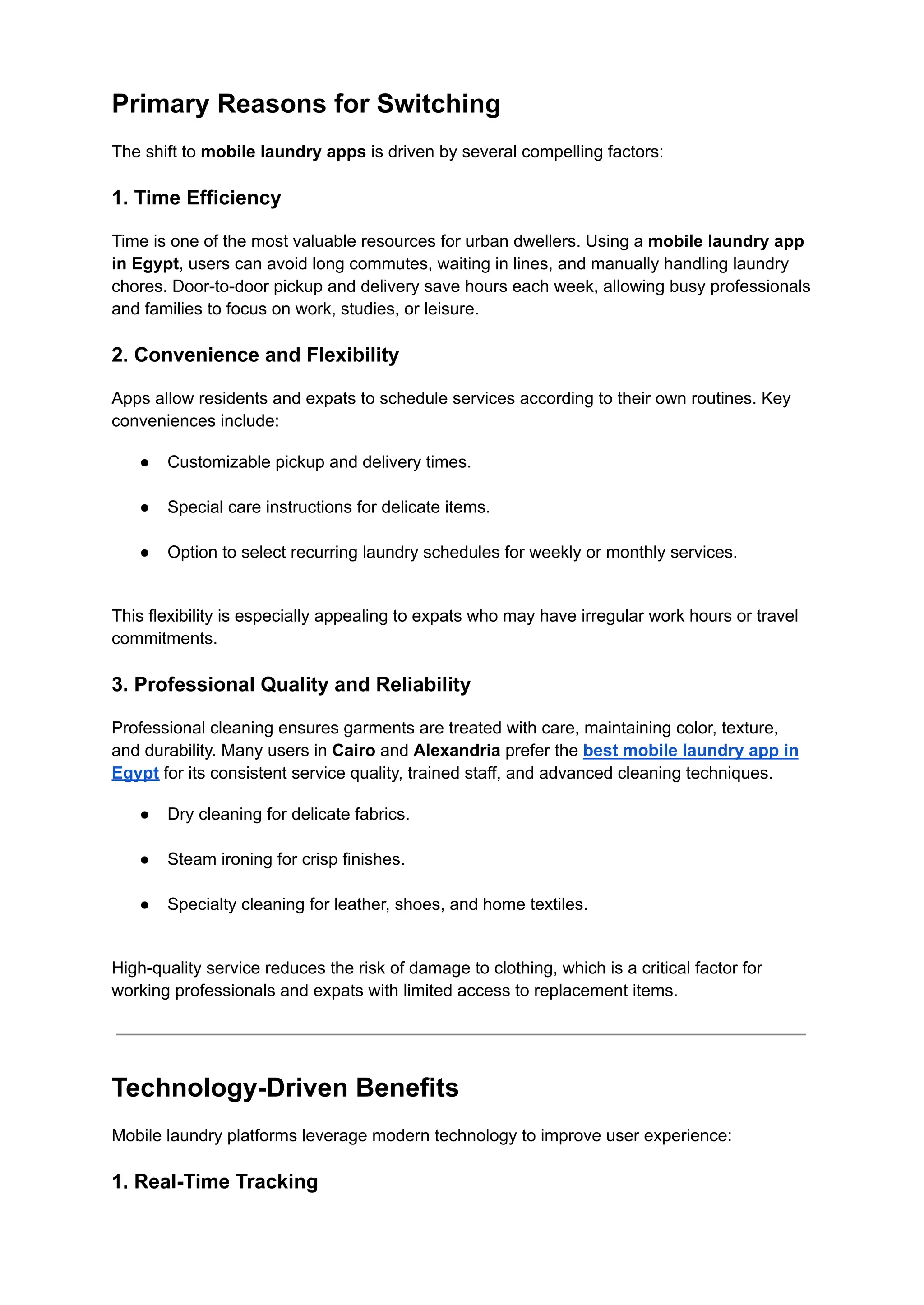 Why Residents and Expats Are Switching to Mobile Laundry Apps in Cairo ...