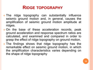 Why ridge has high shaking presentation by milan kumar rai | PPTX