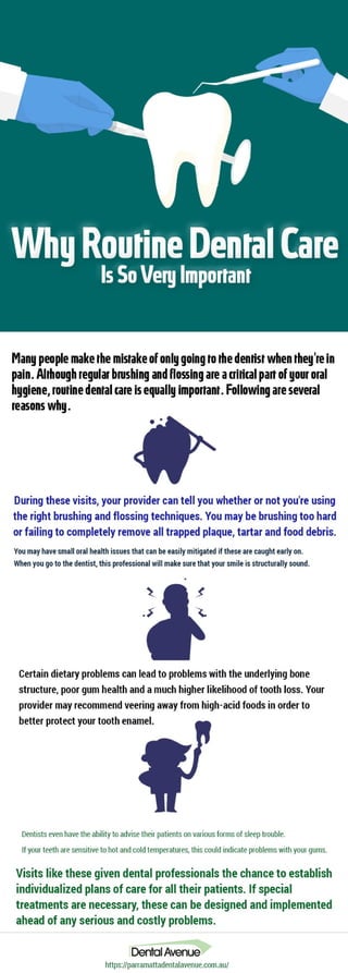 Why Routine Dental Care Is So Very Important | PDF