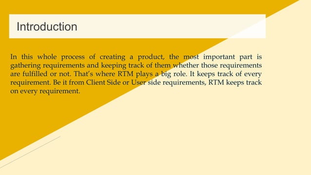Why RTM (Requirement Traceability Matrix) is important in testing? | PPT