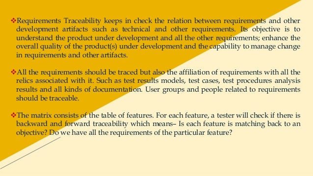 Why RTM (Requirement Traceability Matrix) is important in testing?