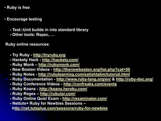 Why ruby | PPTX