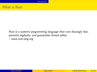Why rust? | PDF