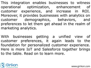 Why Salesforce Consultants Use IoT for Enhanced CRM Workflow | PPTX