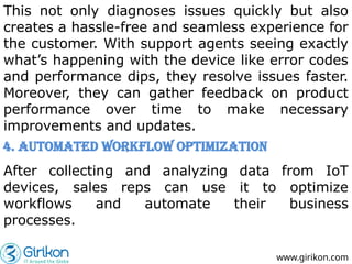 Why Salesforce Consultants Use IoT for Enhanced CRM Workflow | PPTX
