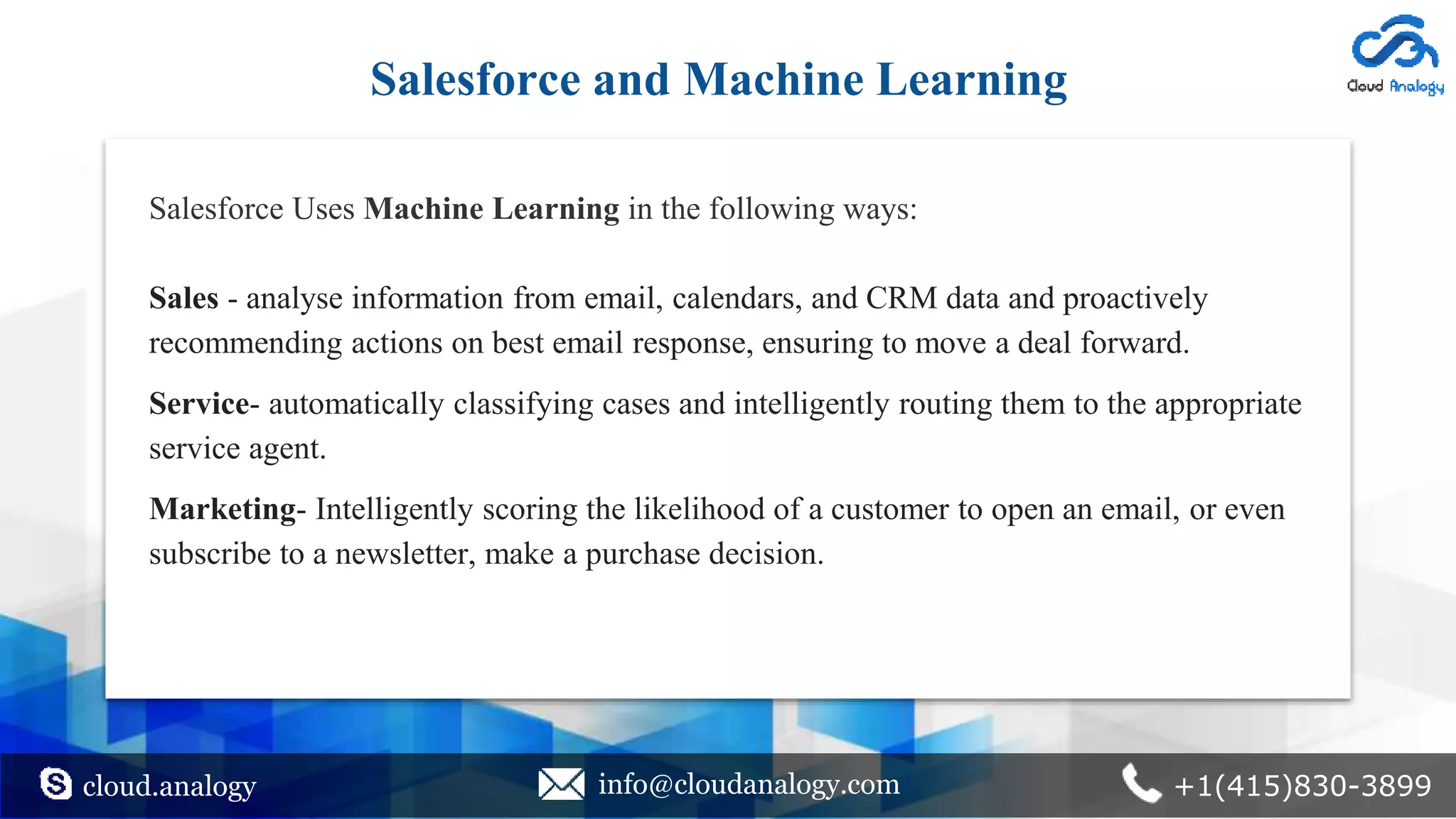 Why salesforce is investing in Artificial Intelligence | PPTX