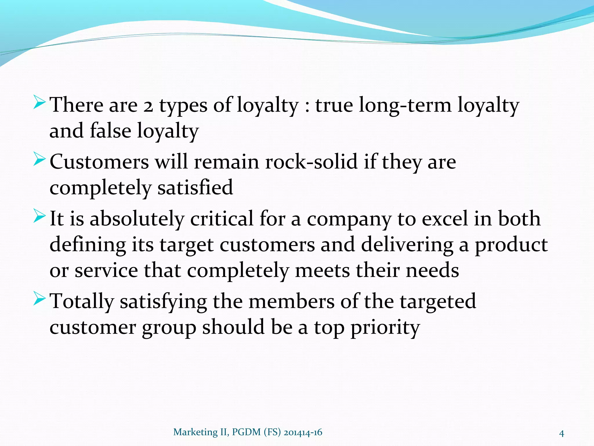 Why satisfied customers defect ?? | PPT
