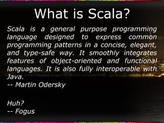 Why Scala? | PPT