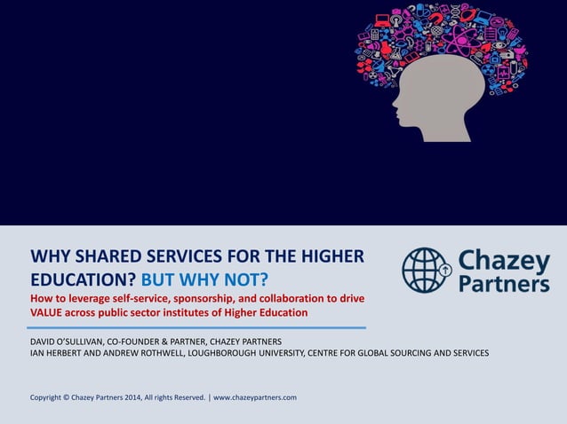 Why shared services for the higher education, but why not? | PPT