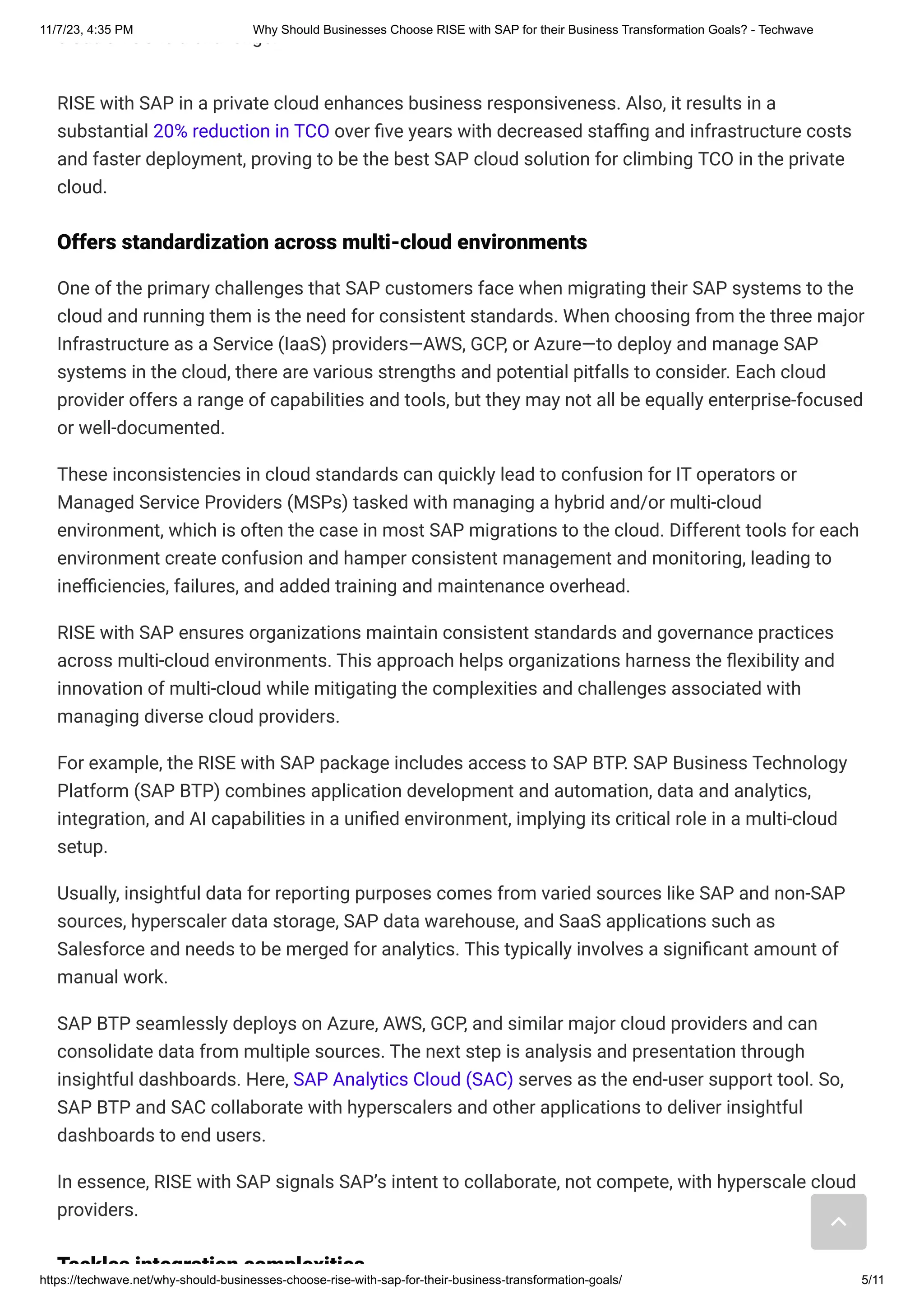 Why Should Businesses Choose RISE with SAP for their Business ...