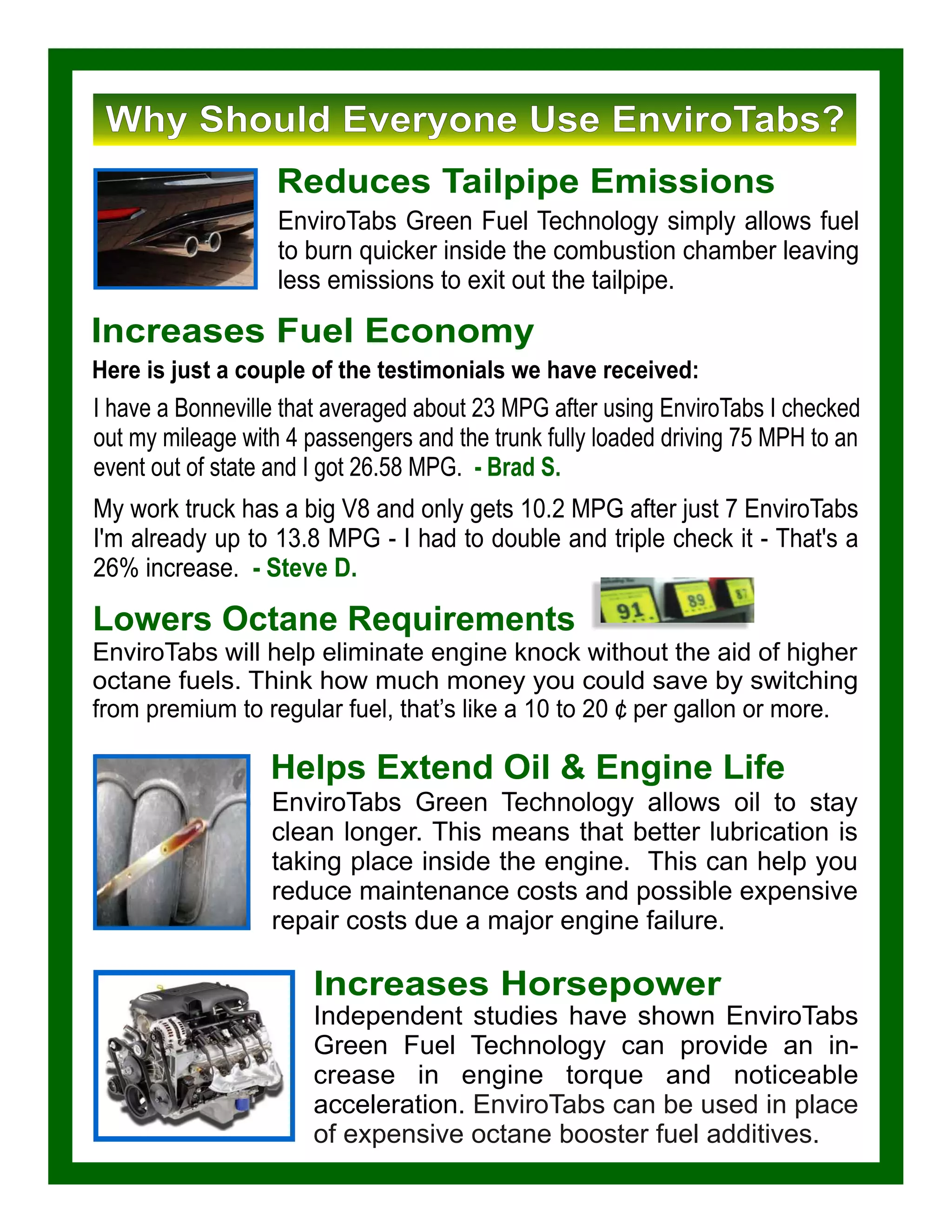 Why You Should Use EnviroTabs | PDF