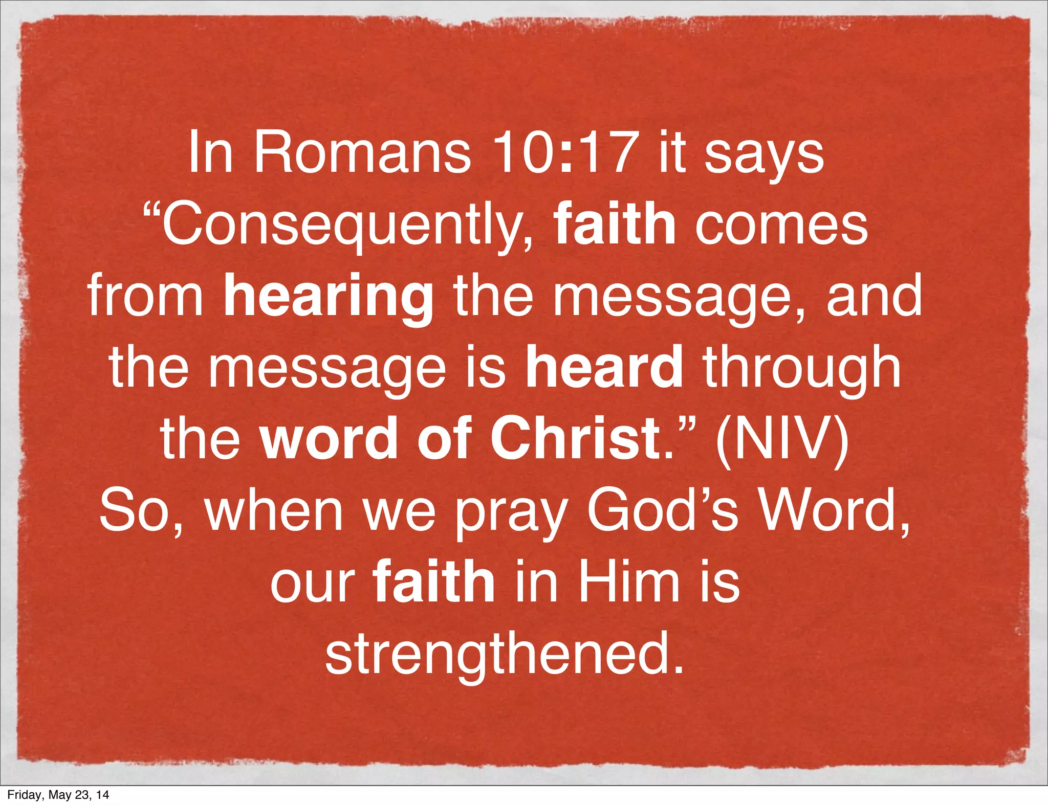 Why should I read the Bible? | PPT