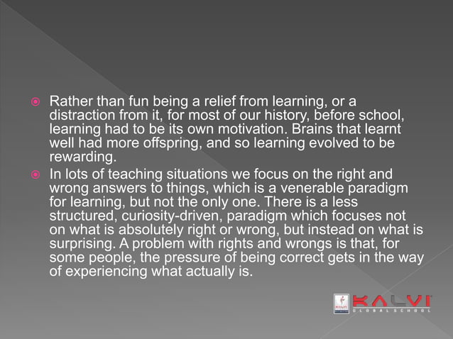 Why should learning is fun | PPT | Free Download