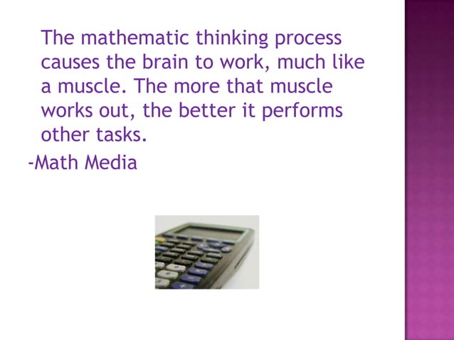 Why should we learn math? | PPTX | Games and Puzzles | Hobbies & Interests