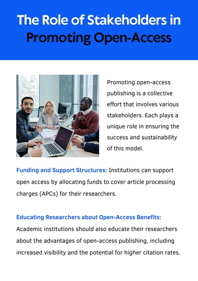Why should we promote open access publishing | PDF