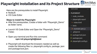 Why Should we use Microsoft's Playwright | PDF