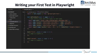 Why Should we use Microsoft's Playwright | PDF