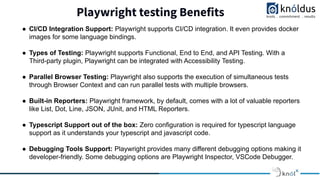 Why Should we use Microsoft's Playwright | PDF