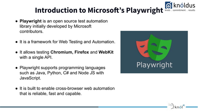 Why Should we use Microsoft's Playwright | PDF