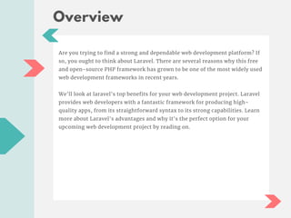 Laravel for Your Web Development Project | PPT