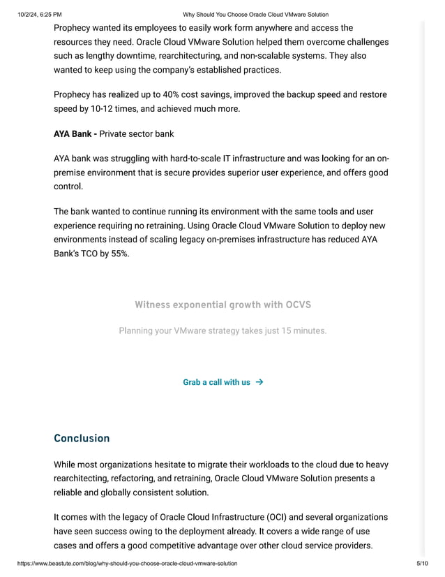 Why Should You Choose Oracle Cloud VMware Solution.pdf