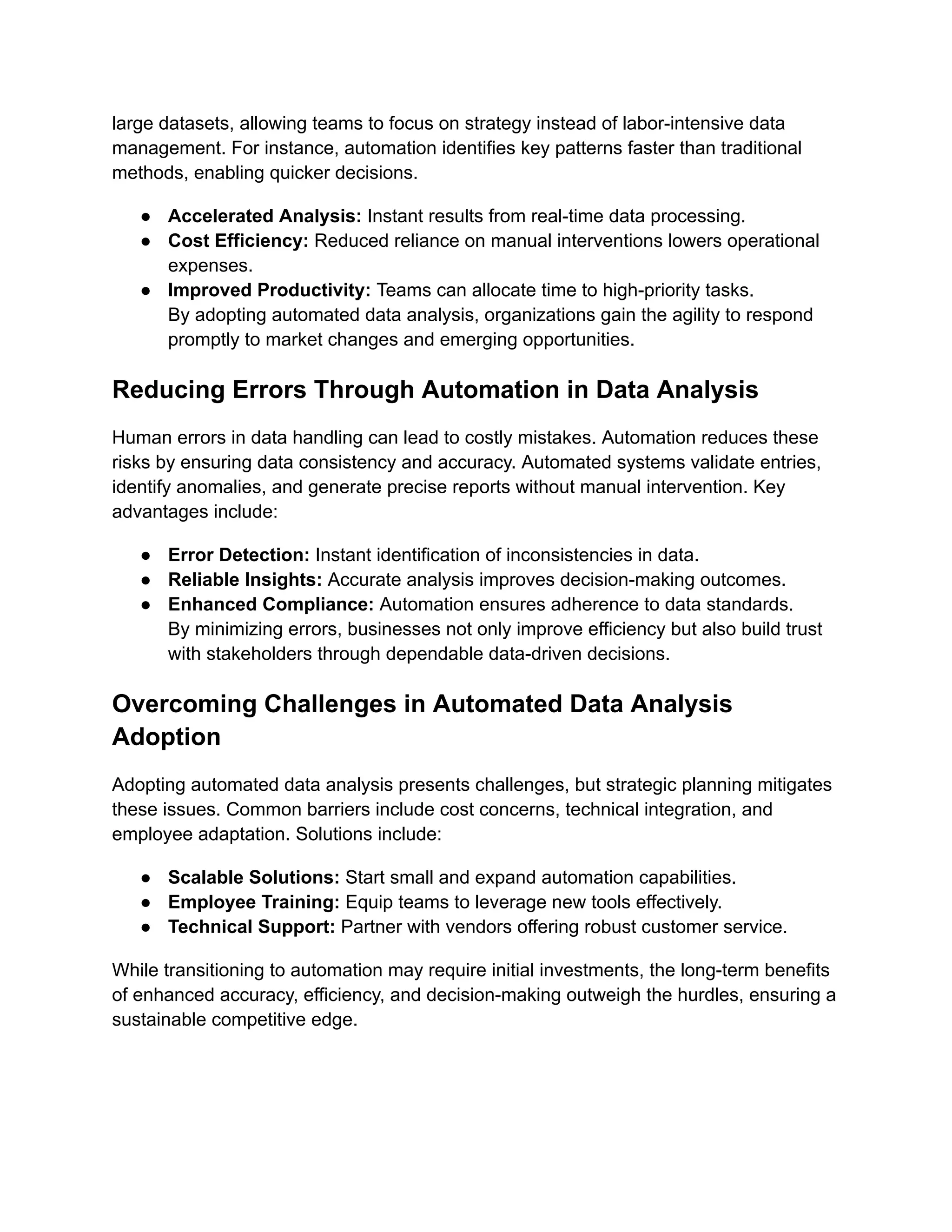 Unlocking Business Growth with Automated Data Analytics | PDF