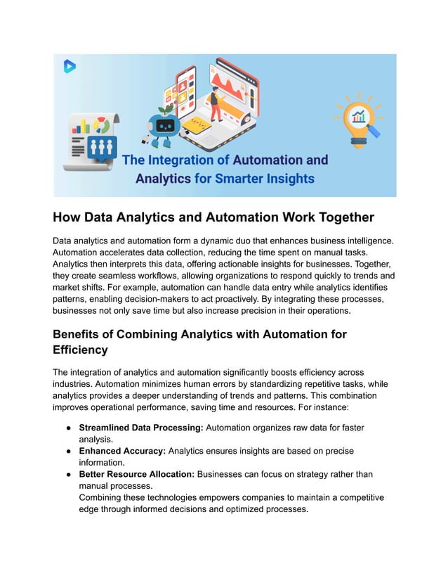Unlocking Business Growth with Automated Data Analytics | PDF