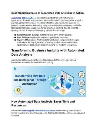 Why Automated Data Analytics is Crucial for Competitive Edge? | PPTX