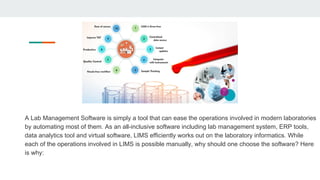 Why should you invest in a Lab Information Management System? | PDF