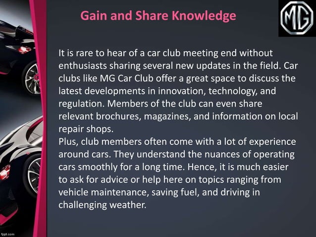 Why should you join car club | PPT