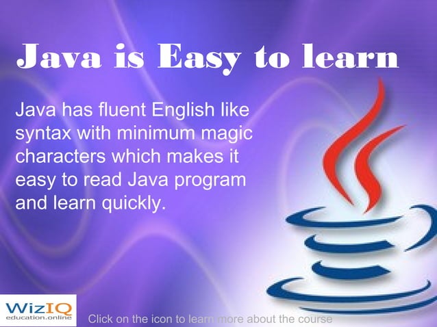 Why Should You Learn Java Ppt Programming Languages Computing