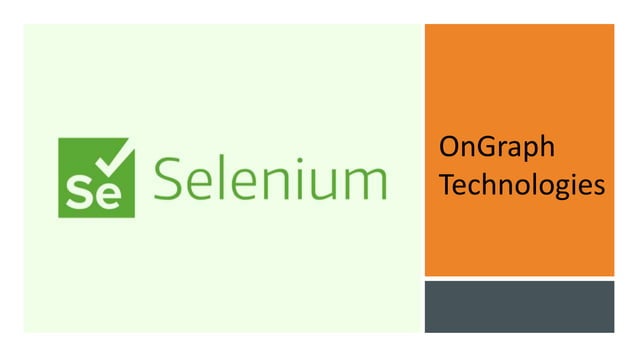 Why should you learn Selenium? | PPT Why should you learn Selenium? | PPT