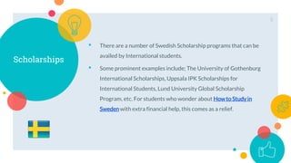Importance of Sweden as an international study destination | PPTX
