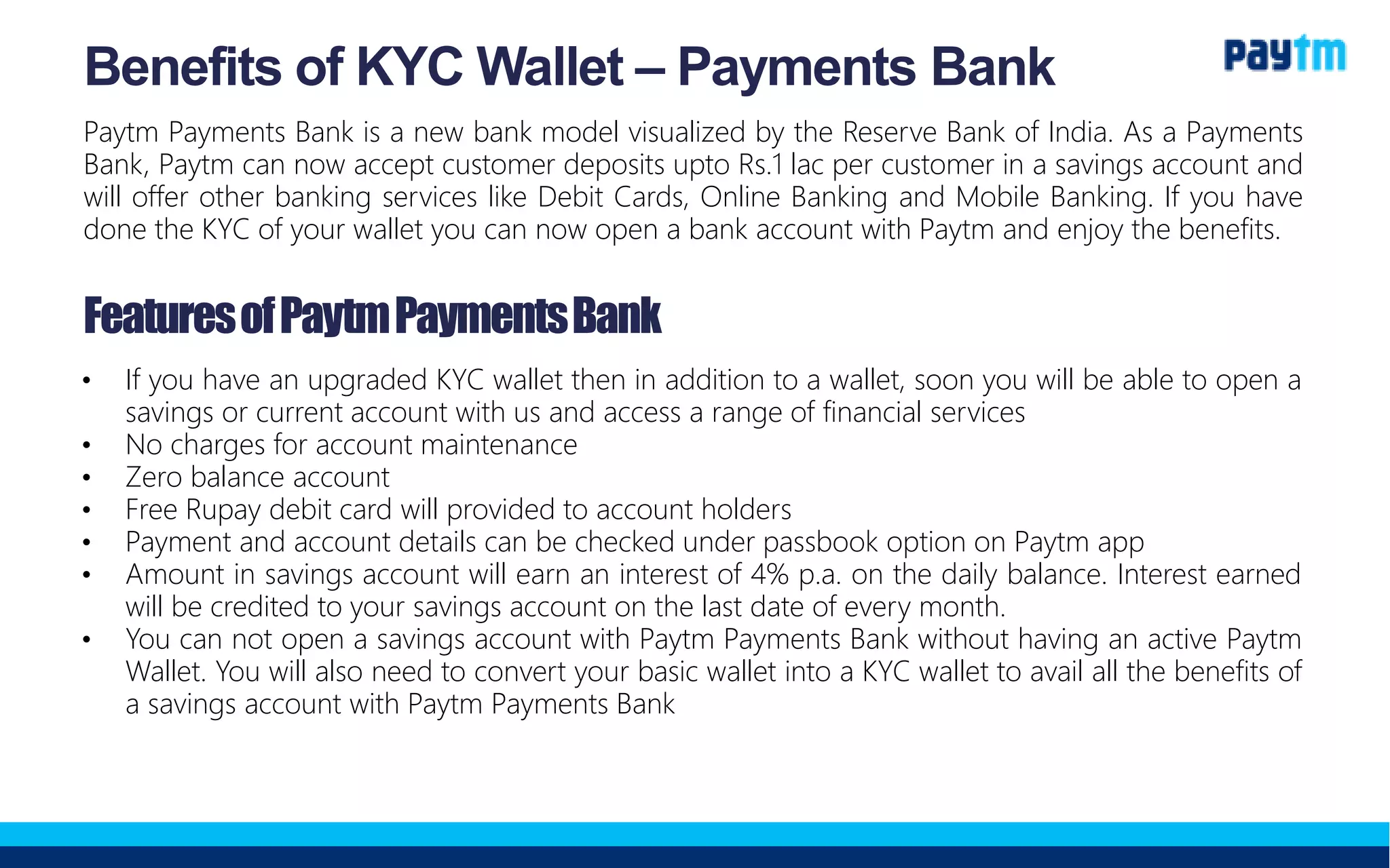 Why should you use Paytm? | PPTX | Credit Cards | Personal Debt