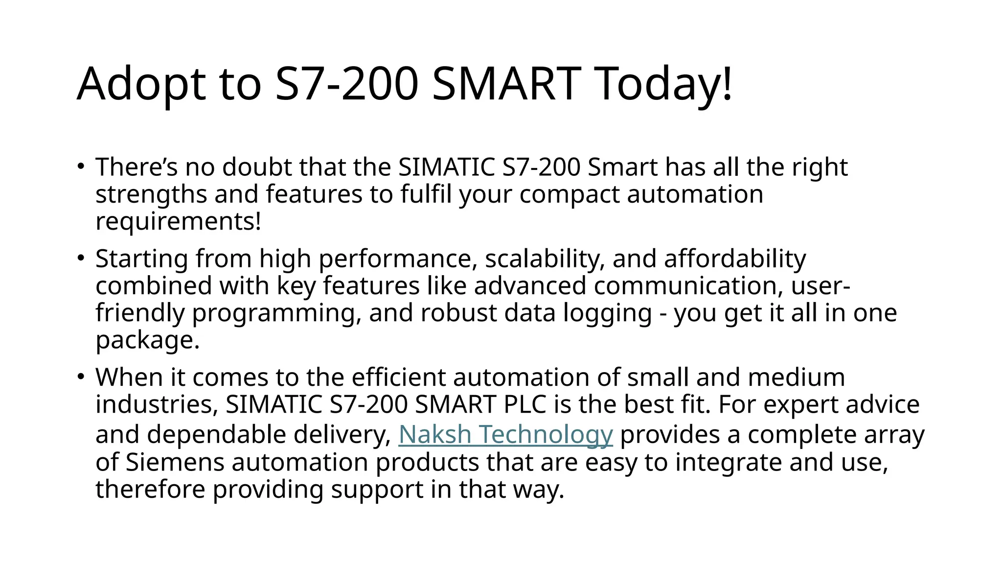 Why SIMATIC S7-200 SMART is the Best Choice for Compact Automation.pptx