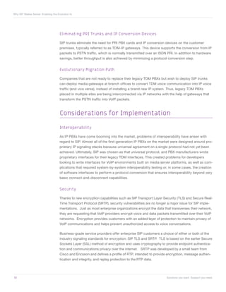 Why SIP Makes Sense: Enabling the Evolution to Unified Communications | PDF | Computer ...