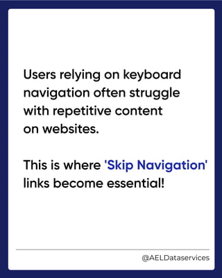 Why Skip Accessibility | PDF | Technology & Computing