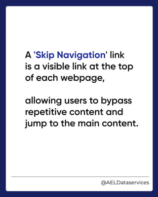 Why Skip Accessibility | PDF | Technology & Computing