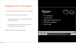 Why slideshare? | PPT