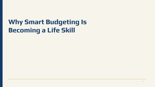 Why Smart Budgeting Is Becoming a Life Skill | PDF