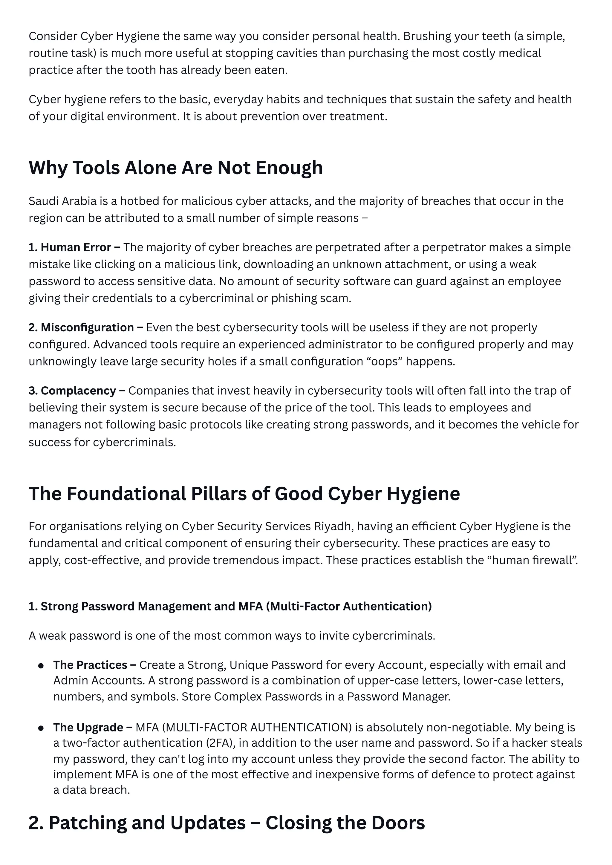 Why Smart Cyber Hygiene Matters More Than Expensive Security Tools | PDF