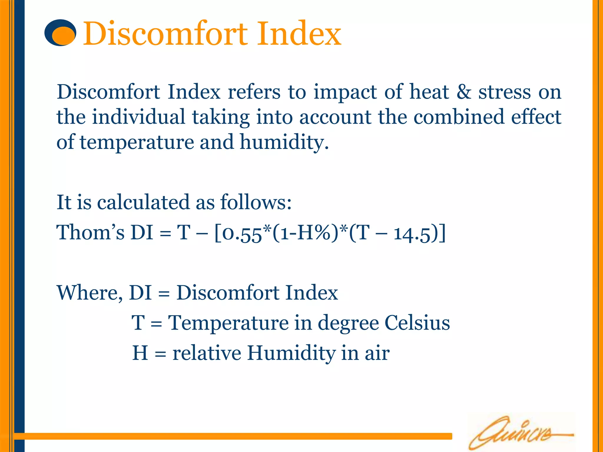 Why so discomfort! (Discomfort Index) | PPSX