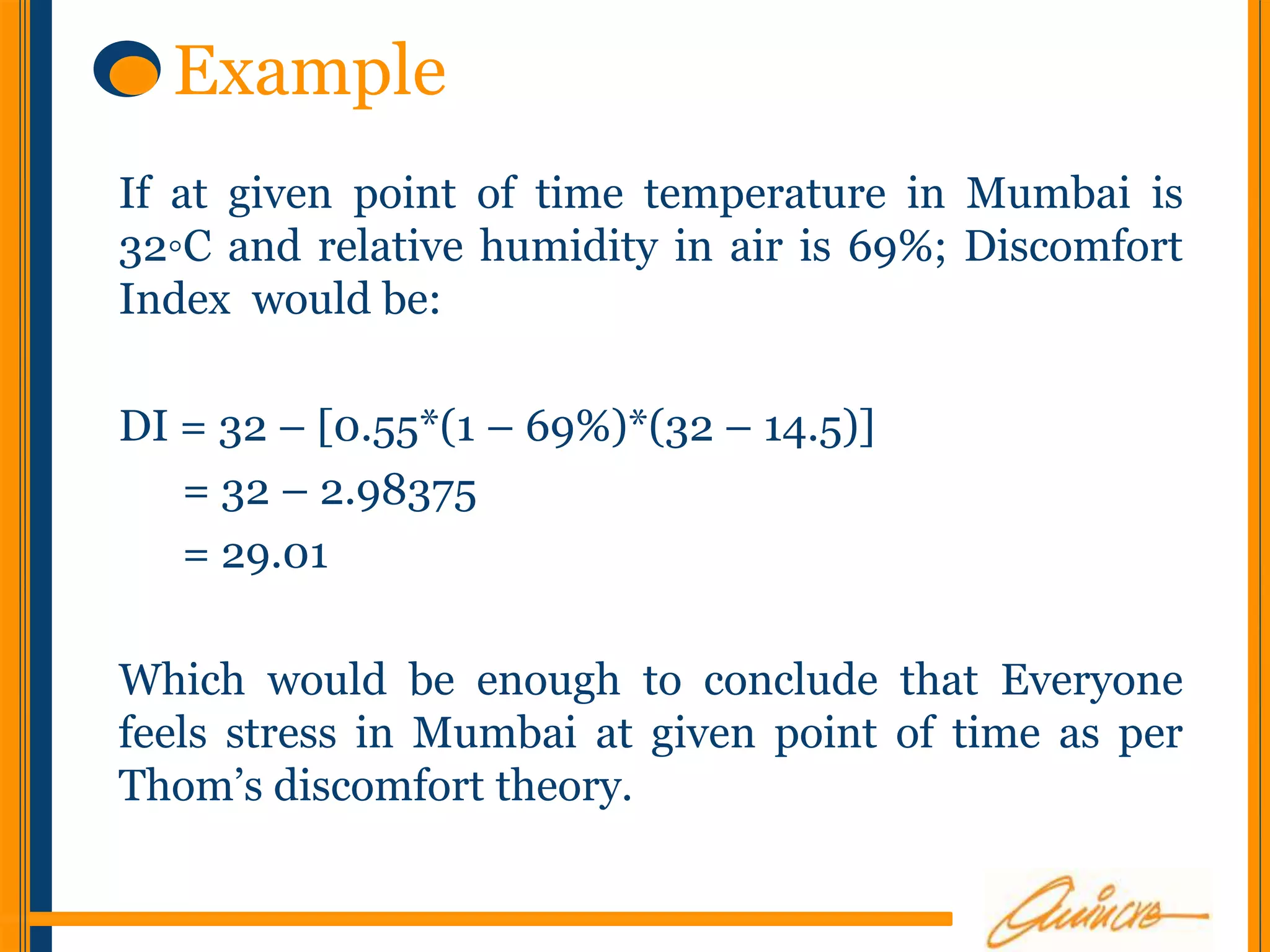Why so discomfort! (Discomfort Index) | PPSX