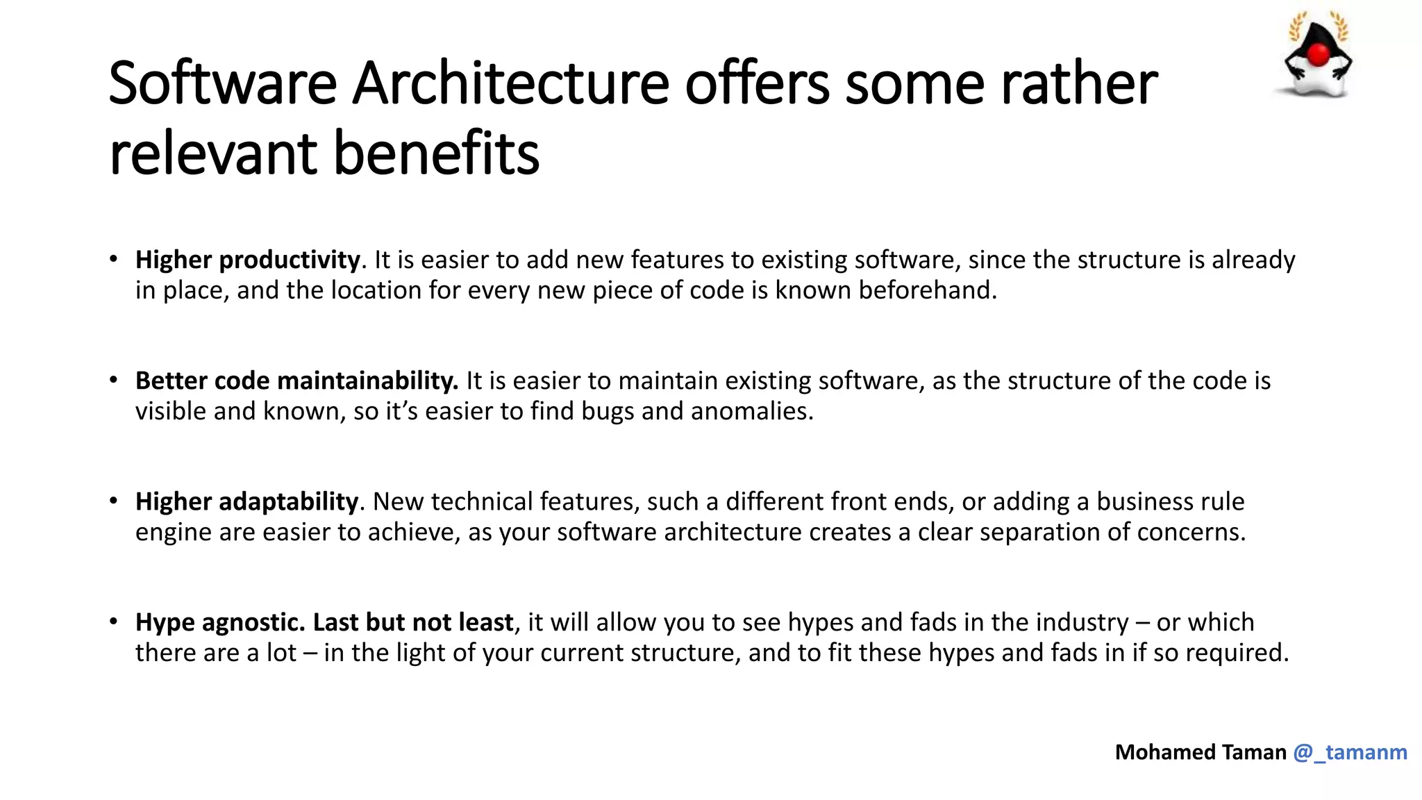 Why software architecture (Mobile Architecture)? | PPTX
