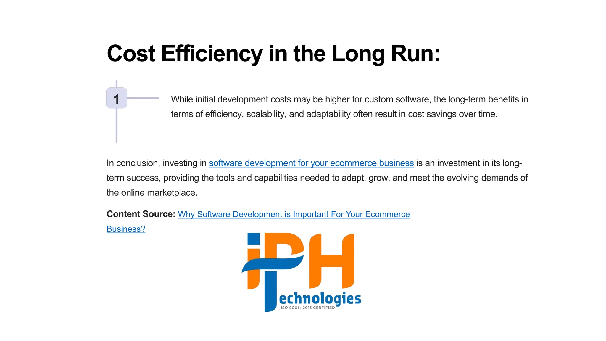 Maximizing Ecommerce Success Through Software Development Ppt